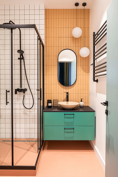 Акцентная стена в ванной комнате: 25 идей | myDecor