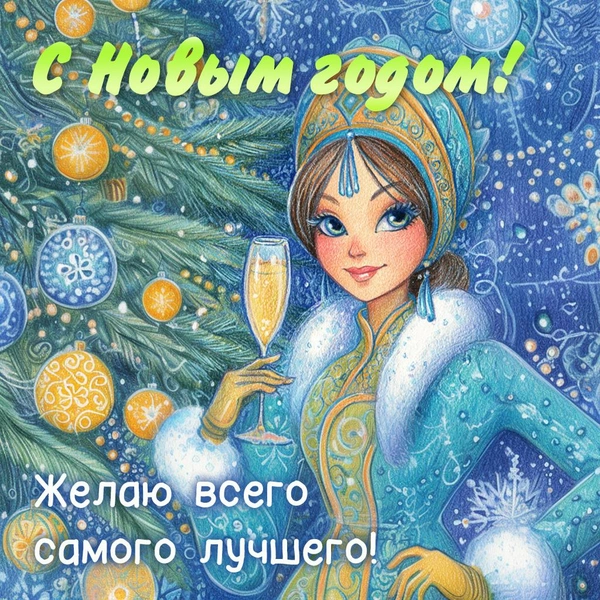 Открытки и картинки с Новым годом — 2026: лучшие поздравления на год ...