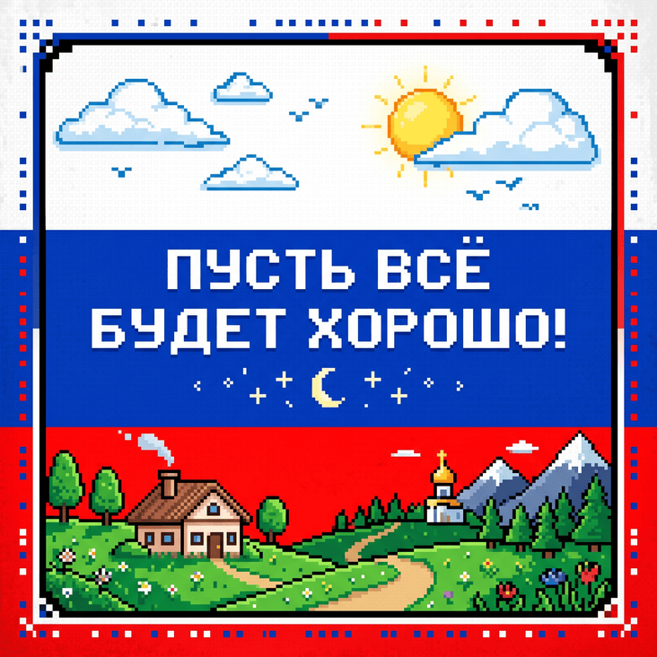 Красивые и душевные открытки ко Дню России: 30 поздравлений в картинках ...