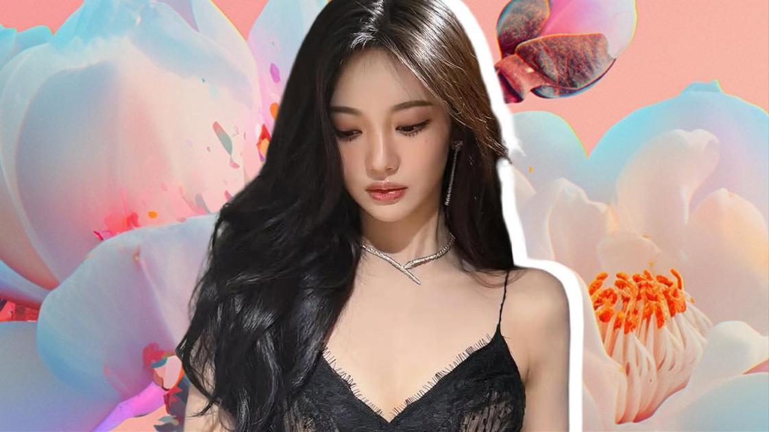 Легкие локоны + длинные серьги: идея праздничного образа от Ниннин из aespa на весну 2025 | theGirl