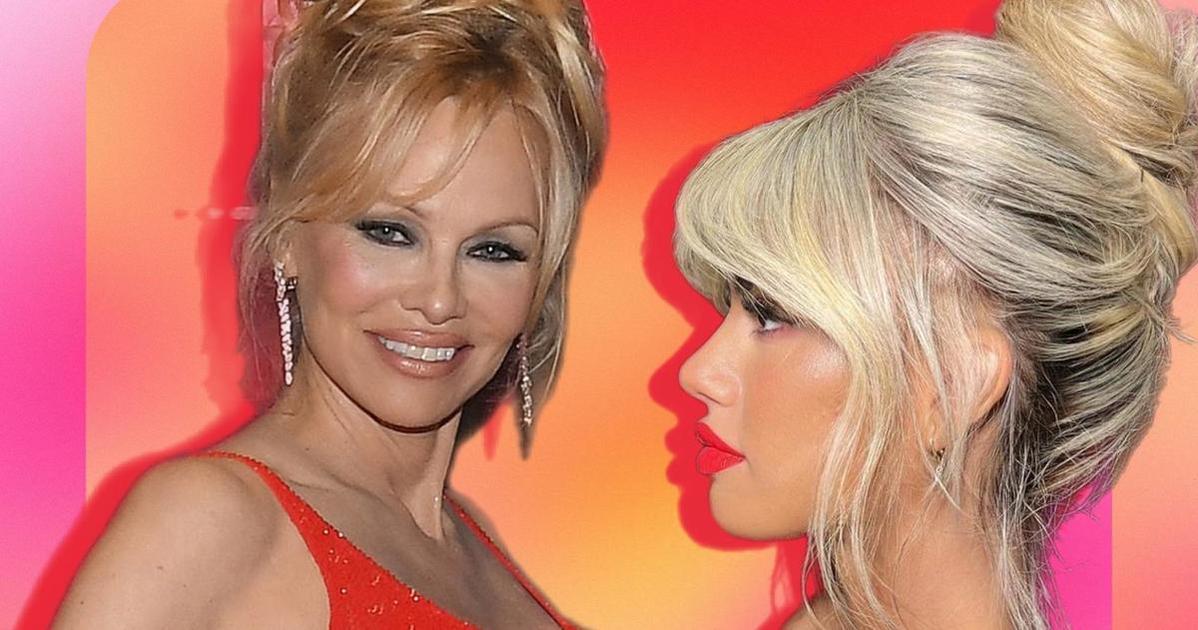 Пучок Памелы Андерсон: как сделать и носить легендарную прическу в стиле 90-х | theGirl