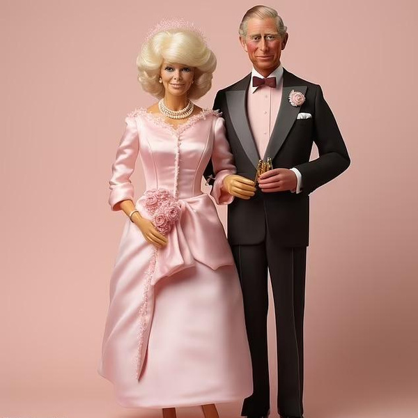 Барби-Виндзоры в розовом: суперзвезда Кейт, скромная Меган, гламурная Елизавета II и «приторная ...